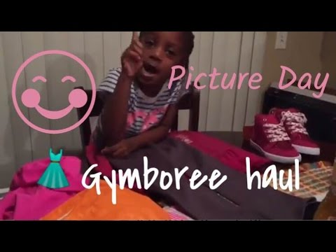 Gymboree clothing Haul & Sky's 1st picture day📸