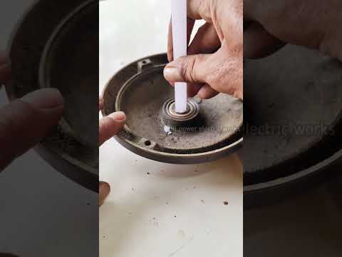 How to remove ceiling fan bearing without puller|Fan repair|Ceiling fan bearing replacement #shorts