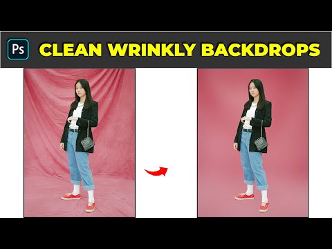 How to Clean and Smooth Out Wrinkly Backdrops - Photoshop Tutorial