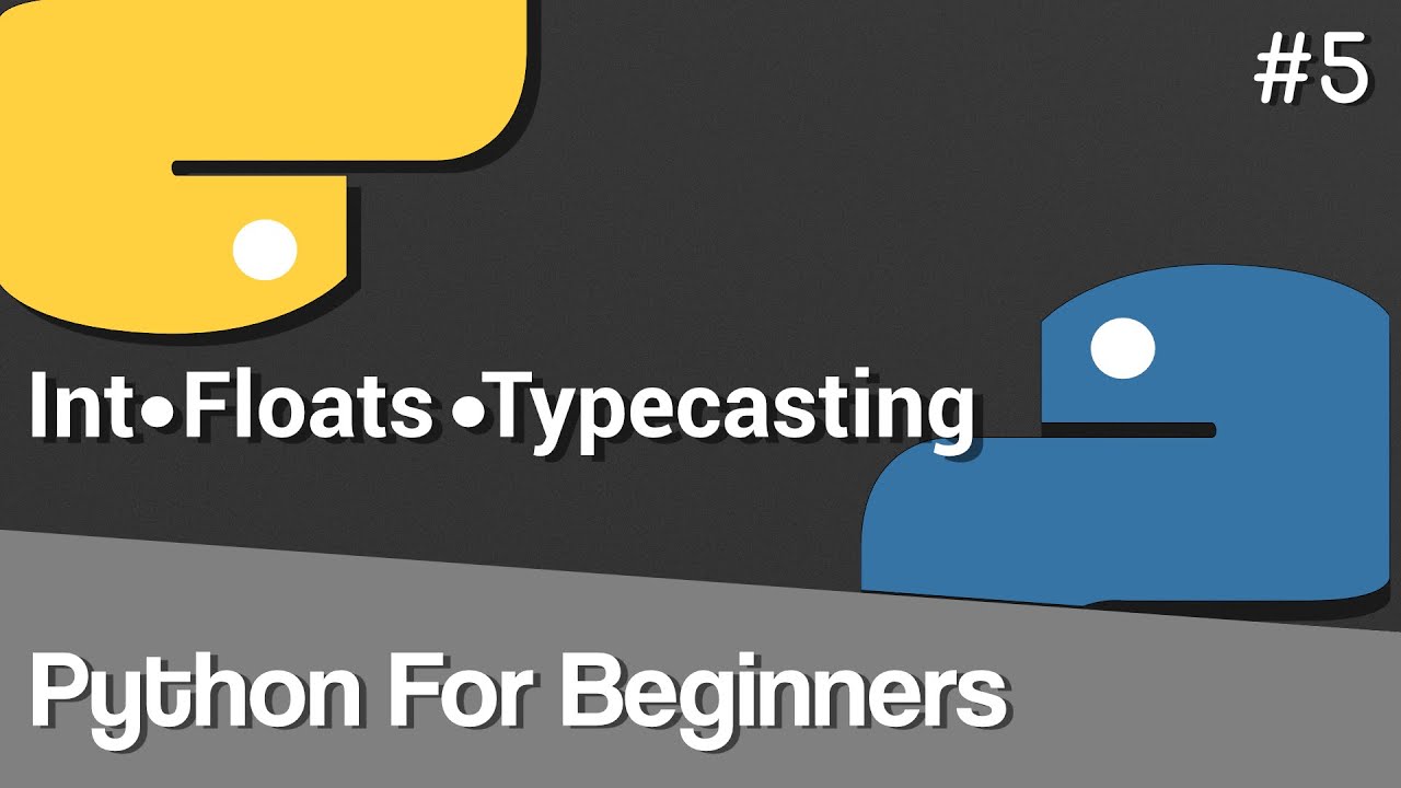 What are Int Float? What is Typecasting? | Python for Beginners