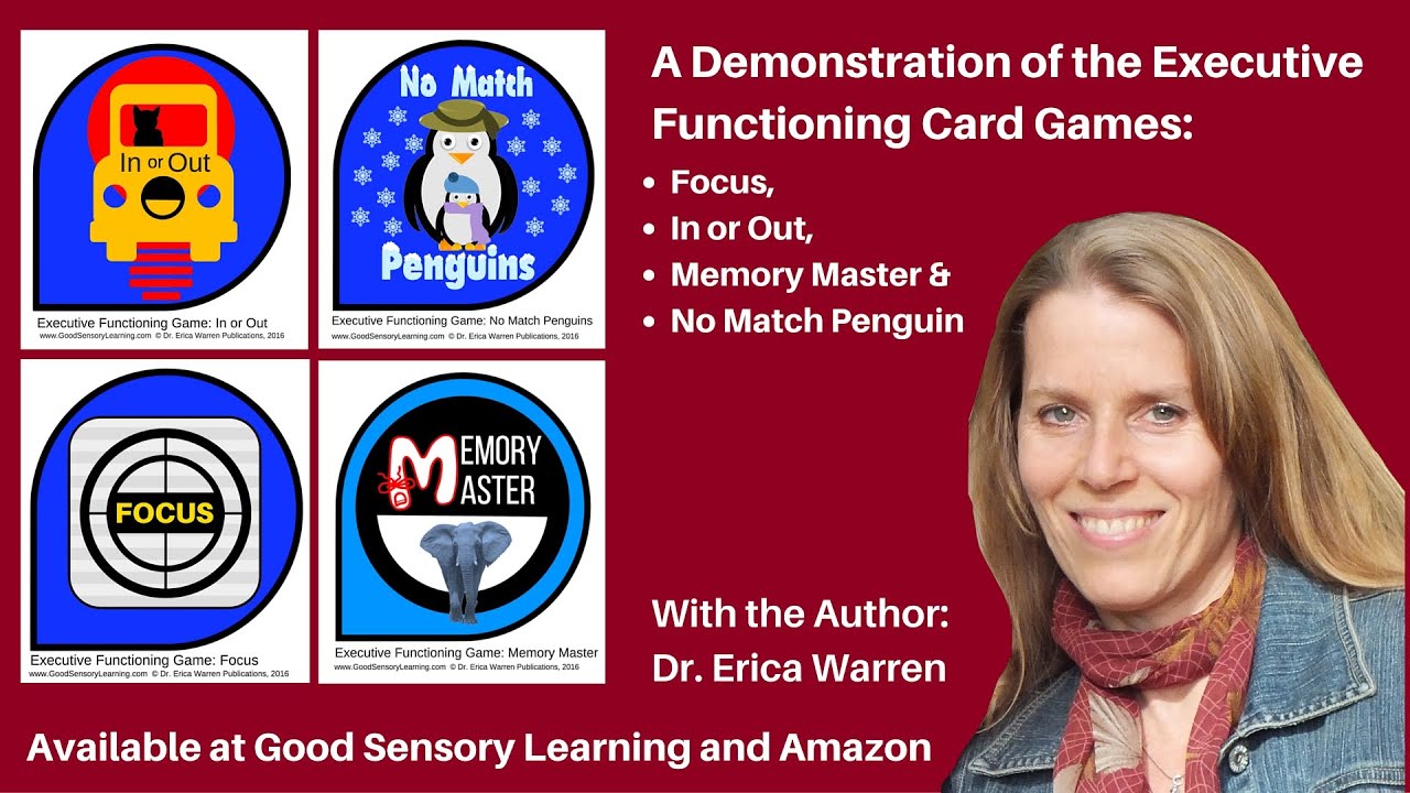 Executive Functioning Card Games Bundle