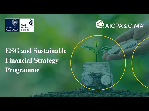 ESG and Sustainable Financial Strategy Programme | Official Trailer 2