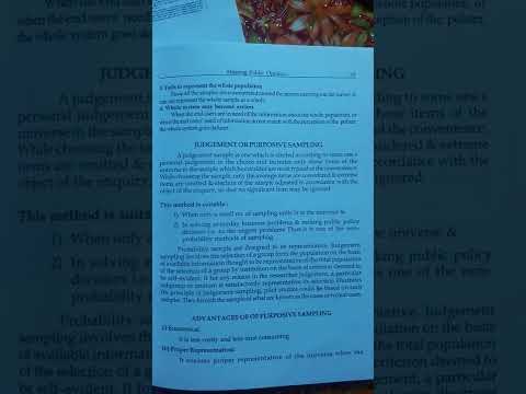 What is an example of purposive sampling?#shorts #youtubeshorts #shortvideoviral