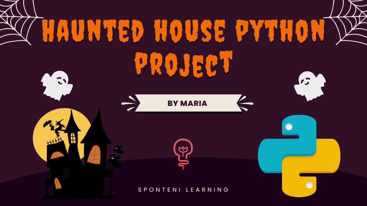 Haunted House Python coding project by the amazing Maria!!!