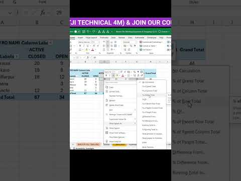 These Pivot Table Two Option Cam help to Save Your Lots of Time | Excel Pivot Tips