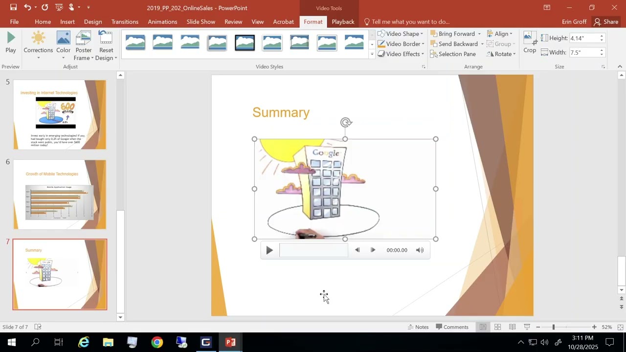 PowerPoint 2019 Practice Exam 2 Project 2