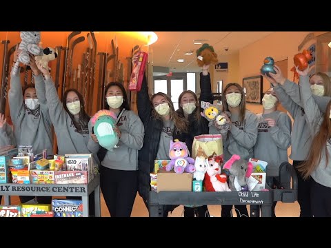 Gopher Gymnastics Visits M Health Fairview Masonic Children's Hospital