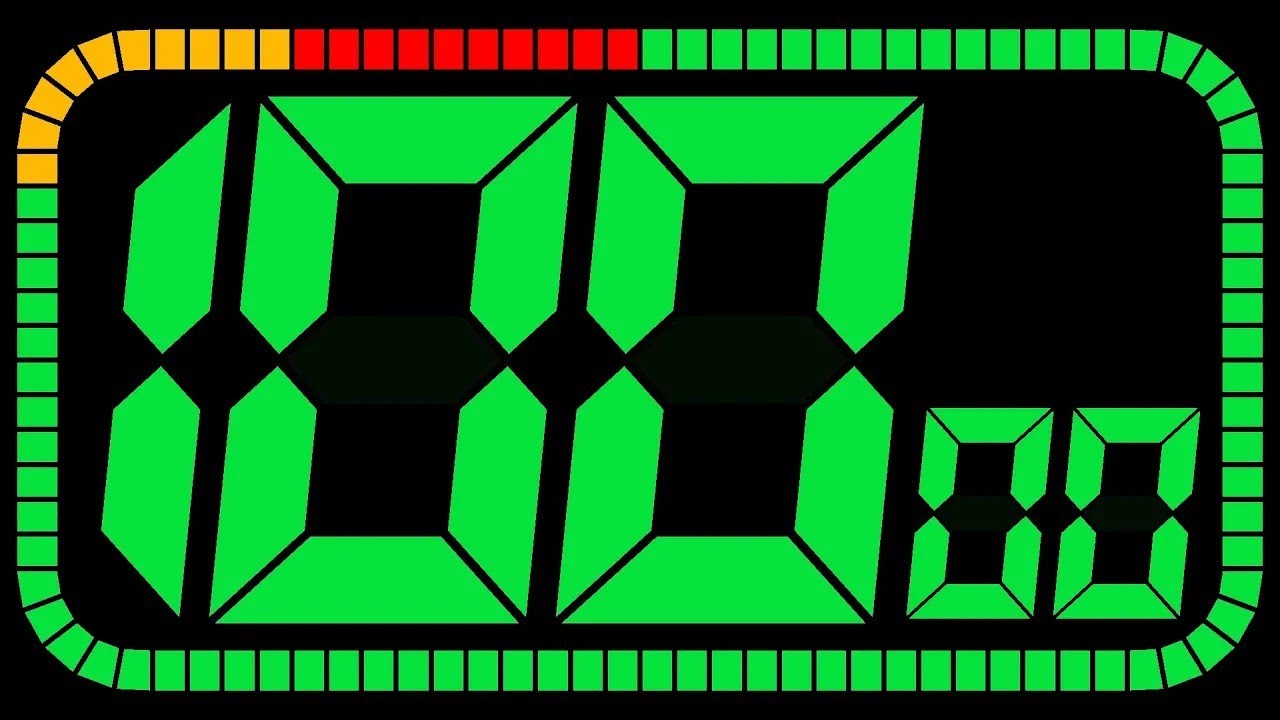 100 SECONDS Countdown Timer [ BIG NUMBERS ]