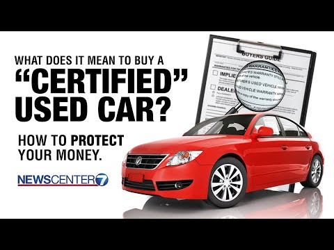 What does it mean to buy a certified used car? | WHIO-TV