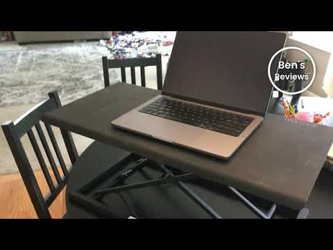 E3 Compact Stand Up Desk Converter Black by UPLIFT Desk - Quick Review