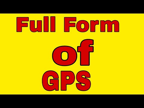 What is the Full form of GPS. // full form of GPS