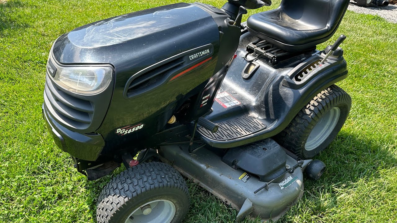 Craftsman DGS 6500 mower overview ￼