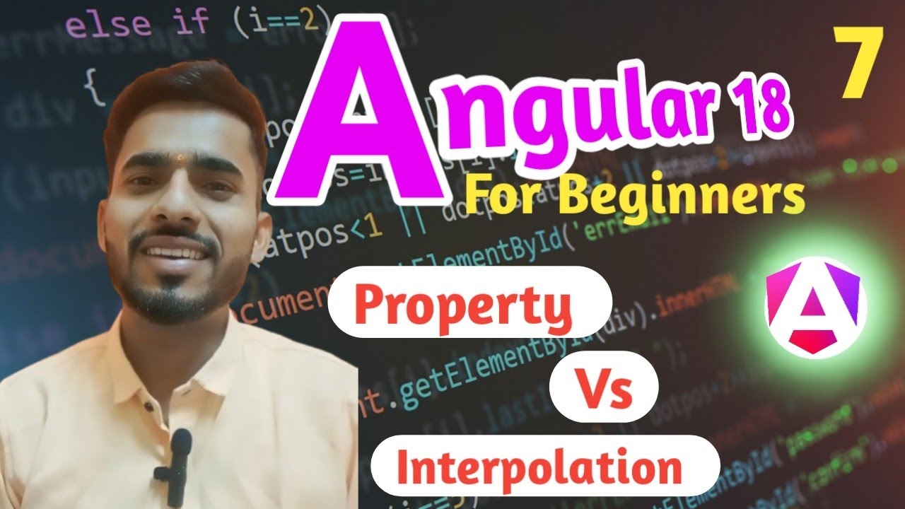 Difference Property Binding | Interpolation | Angular 18 Series aadiandjava