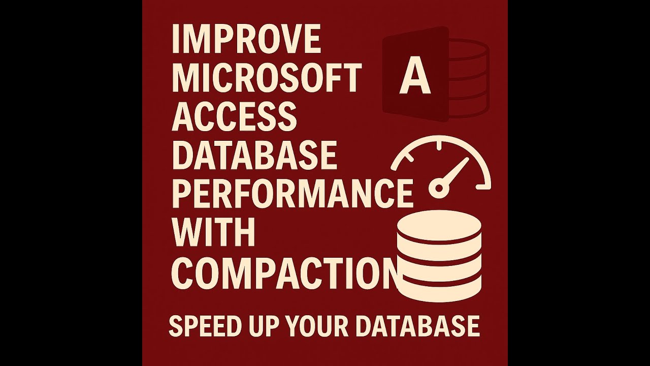 Improve Microsoft Access Database Performance with Compaction | Speed Up Your Database