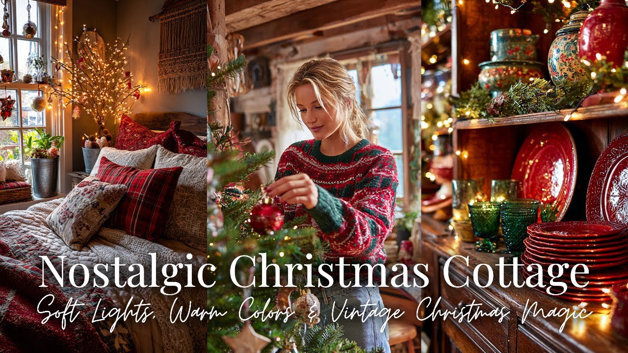 💖 Nostalgic Christmas Decor Ideas 2025 | Vintage Cottage Charm That Feels Like Home for the Holidays