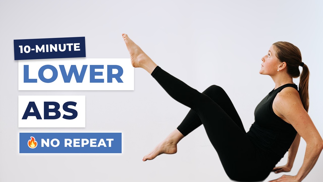 The BEST Lower Ab Workout For Women (No Equipment, 10-Minute Lower Abs)