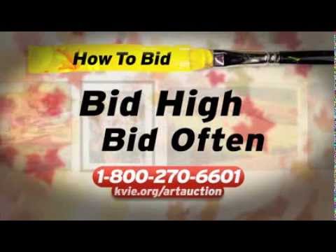 How To Bid in the KVIE Art Auction