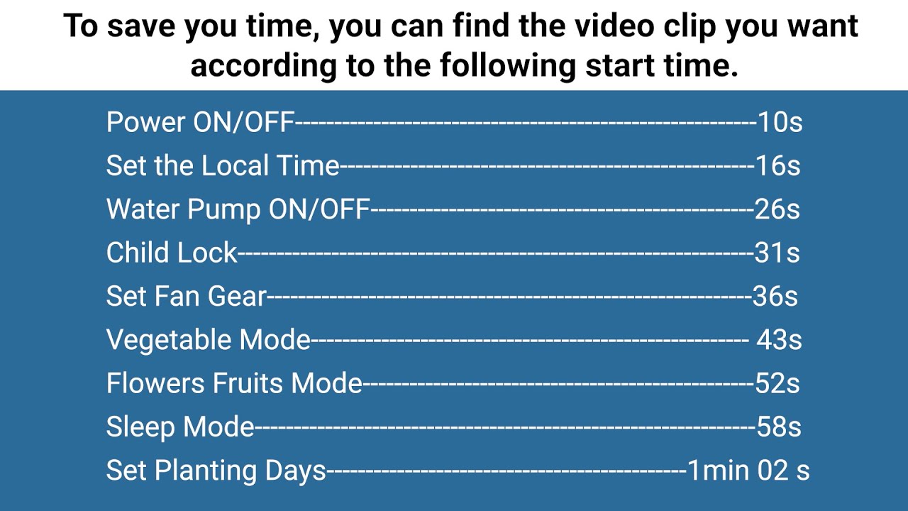 How to Use Growell 17 Pods Hydroponic System Buttons?