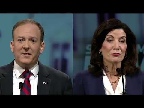 Hochul, Zeldin spar in sole New York governor's debate