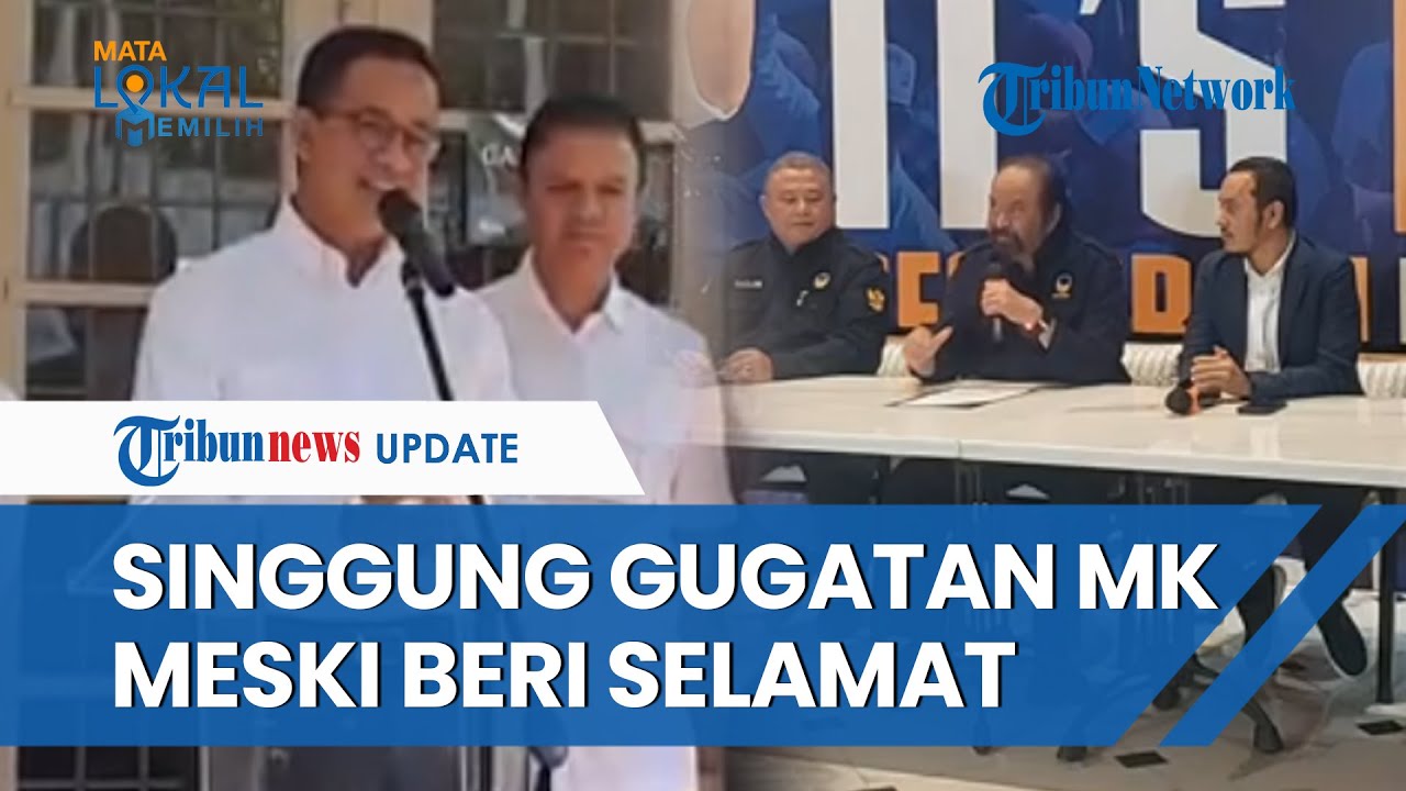 Surya Paloh Tetap Singgung Gugatan di MK Meski Telah Ucapkan Selamat kepada Prabowo-Gibran ...