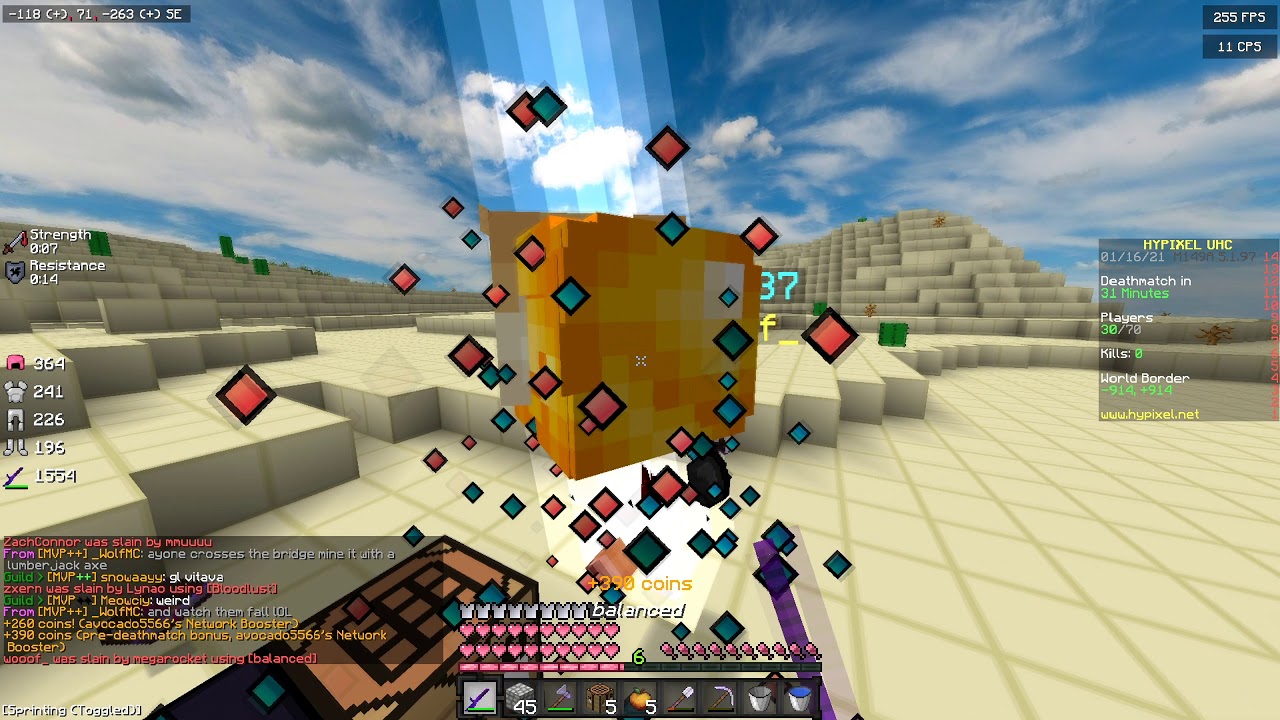BREAKING THE SWORD MODIFIER  (Hypixel UHC)