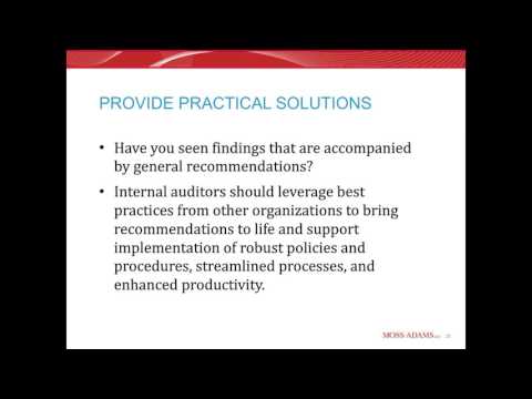 Internal and Performance Audit Programs: A collaborative approach to success