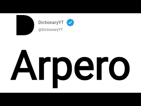 Arpero Meaning in English