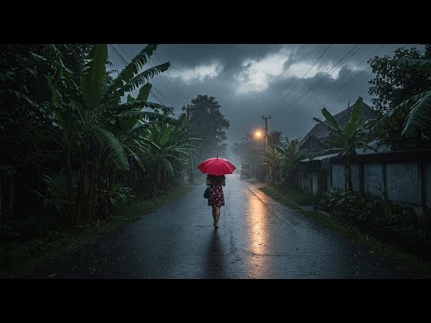 Live Heavy Rain & Thunder Sounds for Sleeping | Natural Storm Noise to Calm Anxiety & Heal the Mind