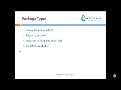Application Packaging Demo Session | Welcome to Application Packaging ...