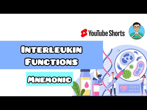 Interleukin functions -mnemonic | Immunology | #shorts