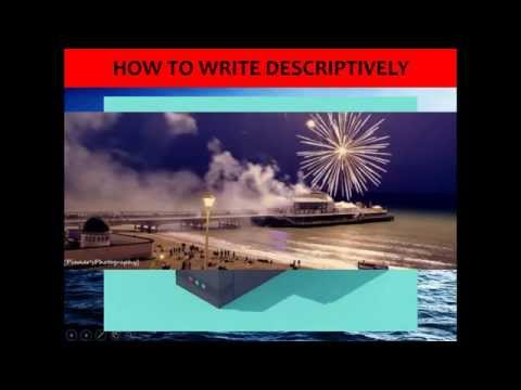 A* Descriptive Writing example podcast - GCSE English