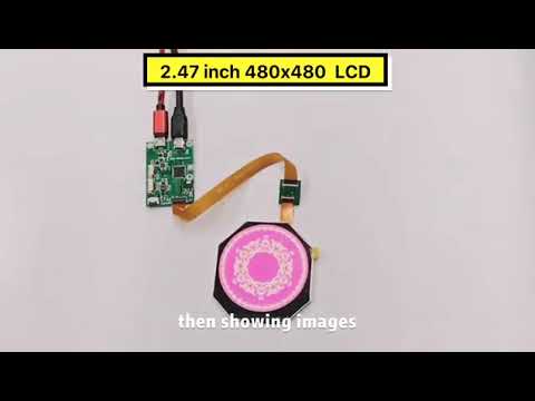 2.5 inch 480480 round screen circle screen roundness circular IPS TFT circle lcd