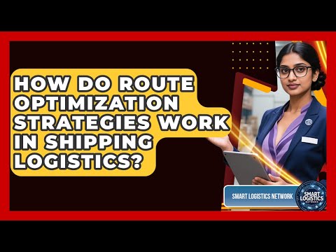How Do Route Optimization Strategies Work in Shipping Logistics? | Smart Logistics Network News