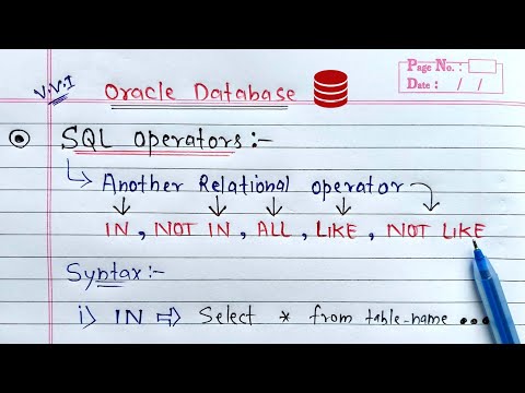 Learn SQL Distinct ALL IN NOT IN Between LIKE and NOT LIKE Operators | Learn Coding - Mind Luster