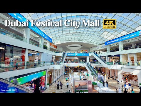 Dubai Festival City Mall in Summer 2024 | Dubai Travel Guide 4K HDR