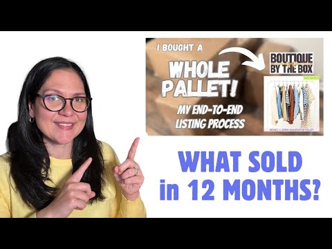 WHAT SOLD in 12 Months? I Bought A WHOLE PALLET of JCRW/MDWL Returns from Boutique by the Box!