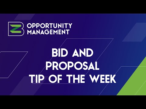 Bid and Proposal Tip of the Week - Do I Need a Compliance Matrix?