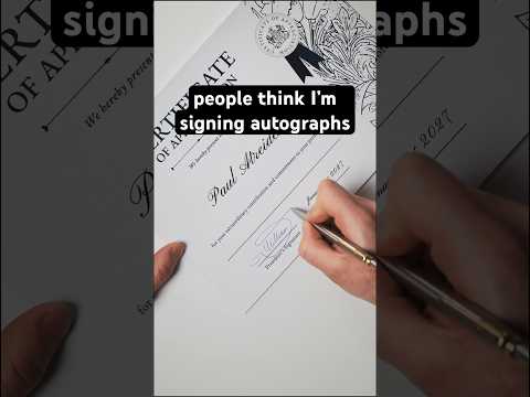 Shocking before & after signatures… #signaturepro #calligraphy #signatures