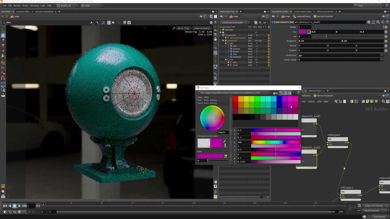 SOLARIS ESSENTIALS | 17 MaterialX BSDFs