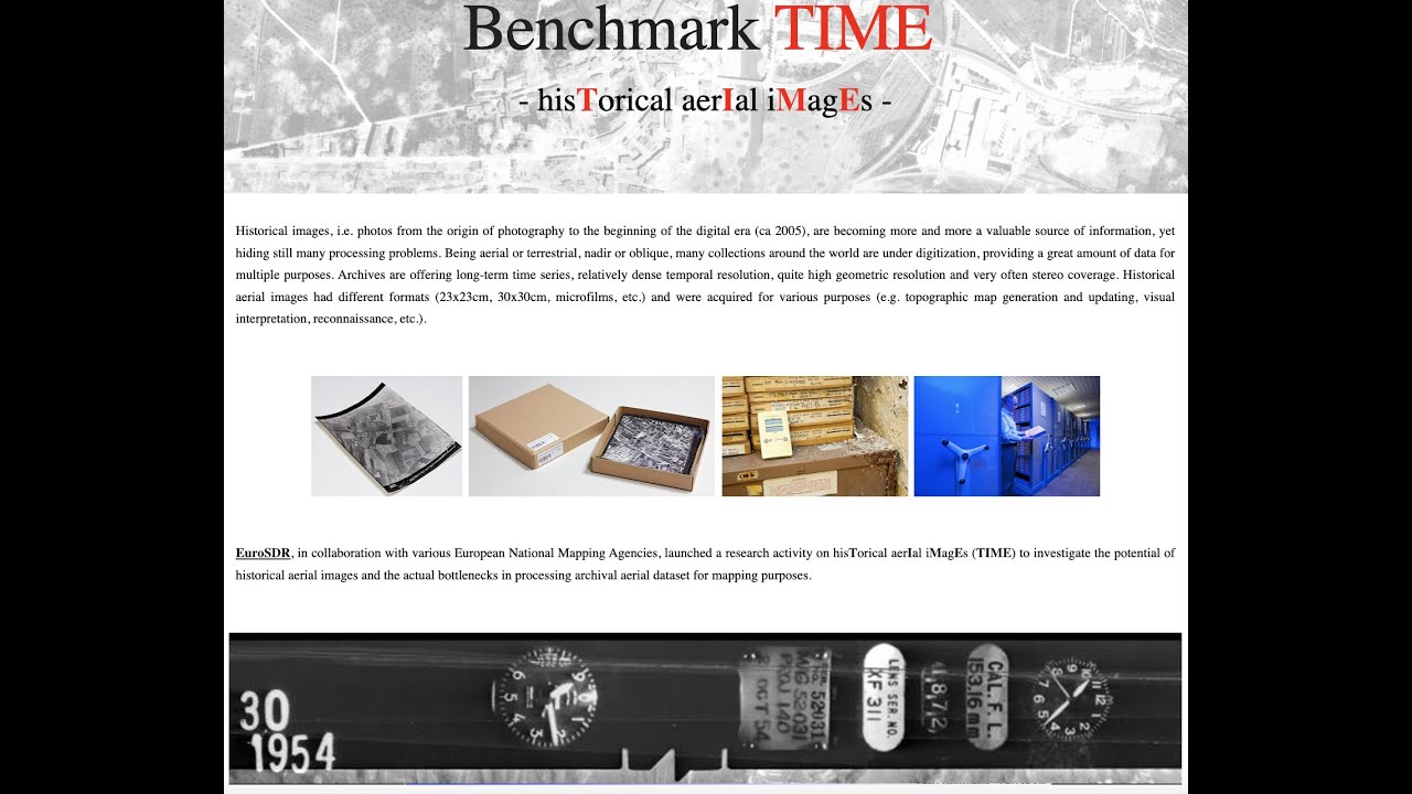 EuroSDR TIME benchmark