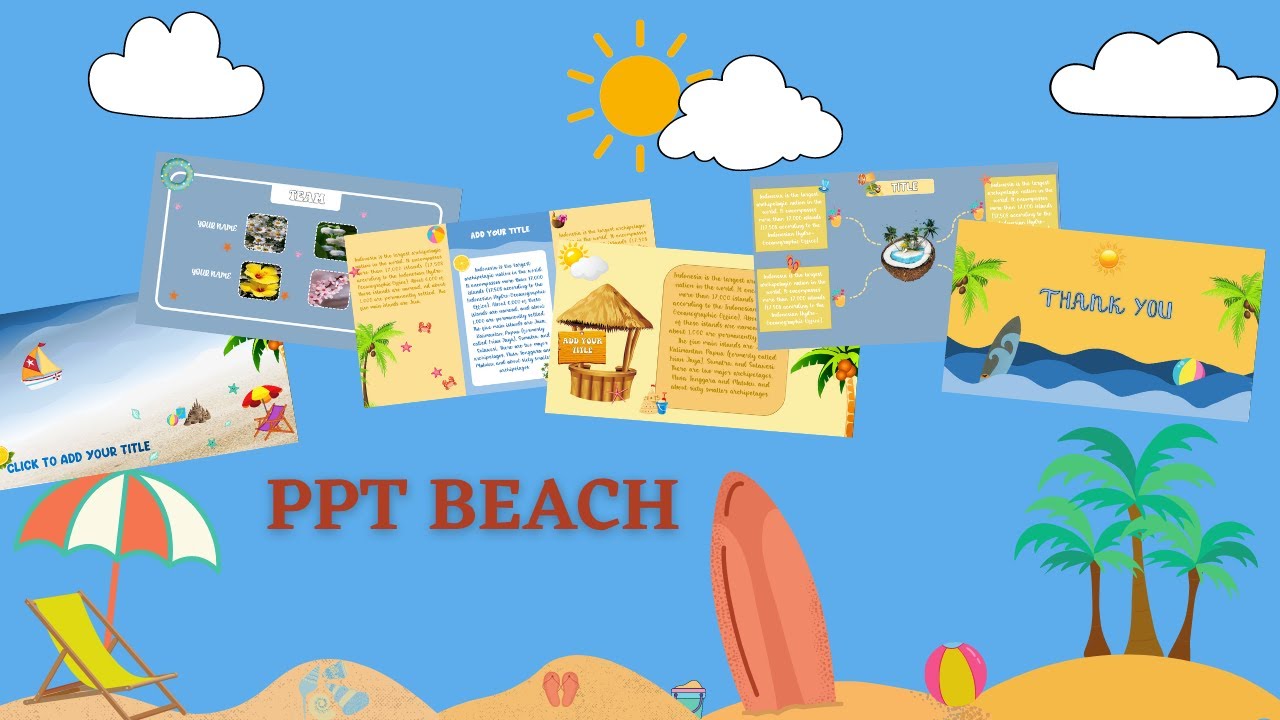 PPT Aesthetic | Beach | Free Template