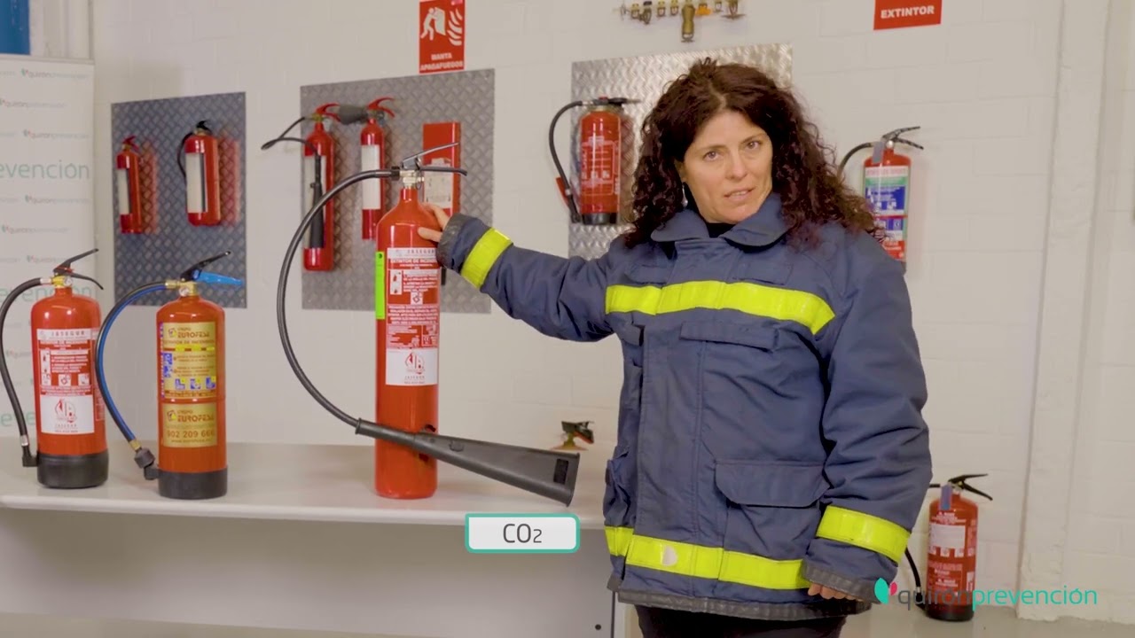 Extinción de Incendios: tipo y uso de extintores