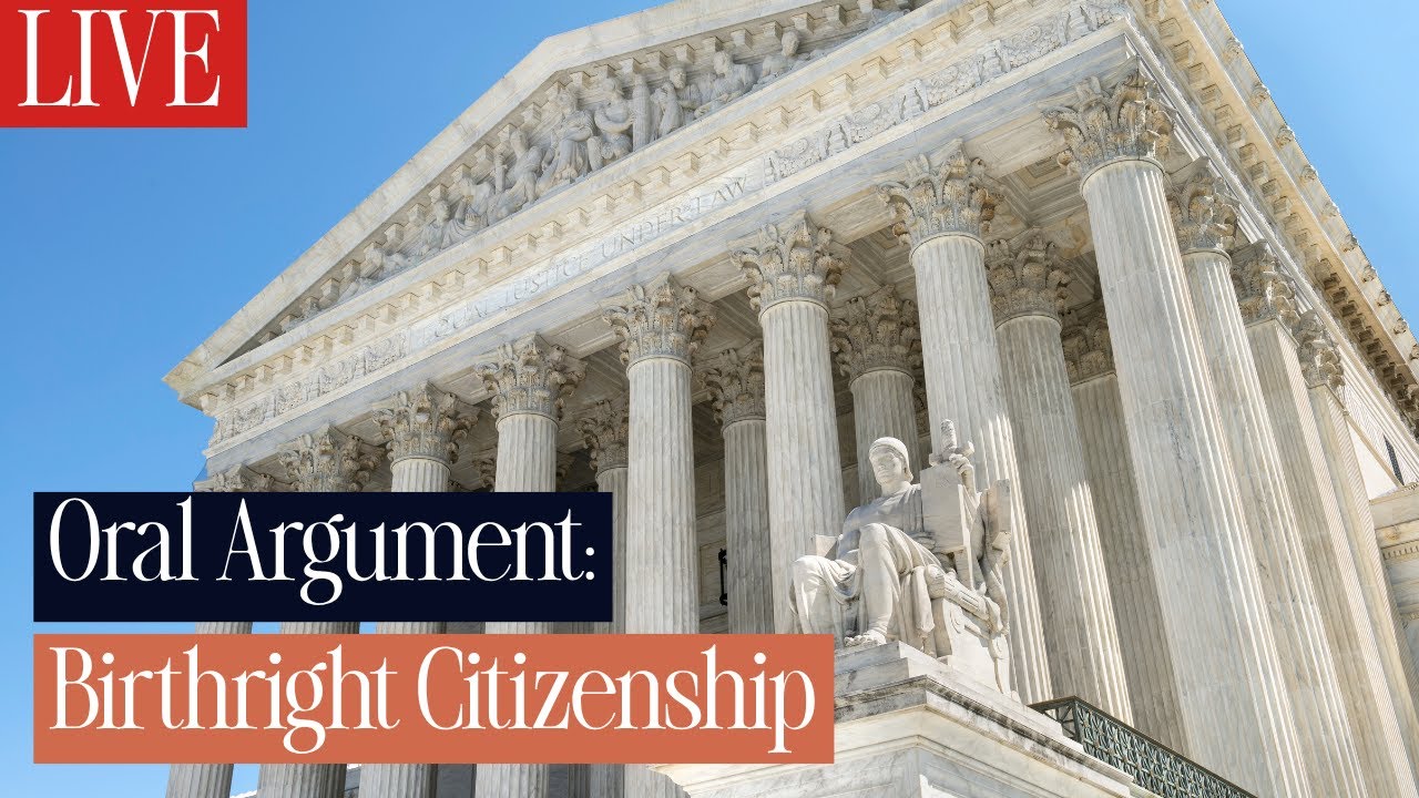 LIVE Advisory Opinions: President Donald Trump and Birthright Citizenship