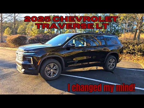 Changed my mind about 2025 Chevrolet Traverse LT after renting it for five days. Review and drive.