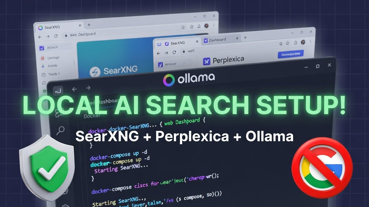 Escape Data-Hungry Corp: SearXNG Perplexica Ollama Install Live – Docker WSL Windows Tutorial