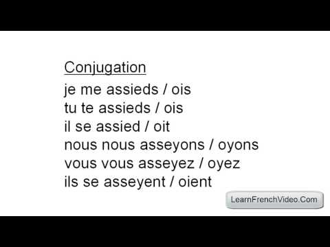 To Sit in French