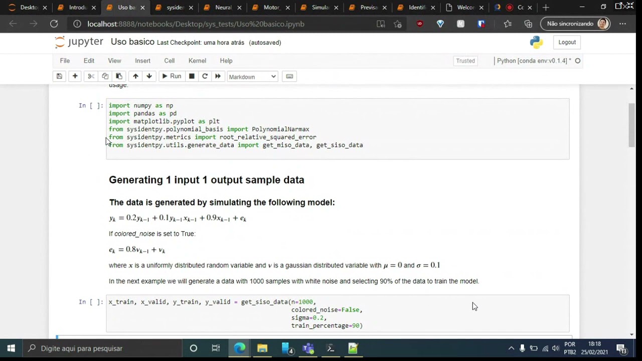 Aplicações em Data Science e Identificação de Sistemas com o SysIdentPy
