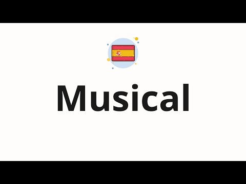 How to pronounce Musical