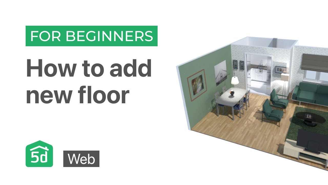 How to add new floor | WEB platform | Planner 5D tutorial for beginners