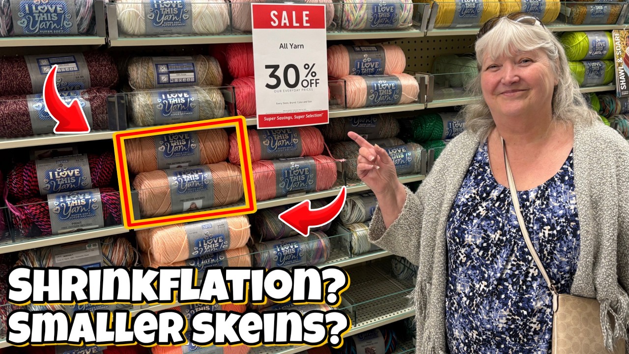 Hobby Lobby Yarn Tour   Did we find anything New?? #yarn #hobbylobby